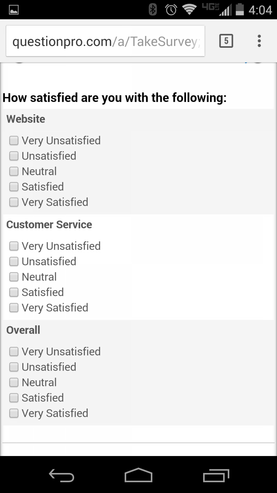 Top 10 Question Types to Use for Mobile Surveys | QuestionPro