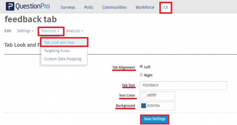 CX Feedback Tab - Collect Consumer Insights with Ease | QuestionPro