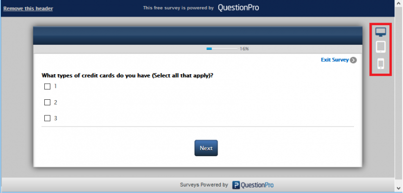 Preview and Test Surveys on Desktop and Mobile Devices