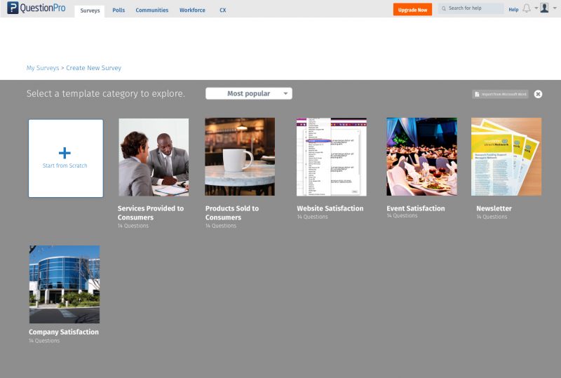 Creating a Hospitality Survey from a Template is Easy | QuestionPro
