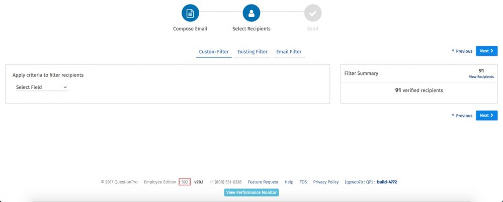 New Send Survey Invitation Flow In QuestionPro Communities | QuestionPro