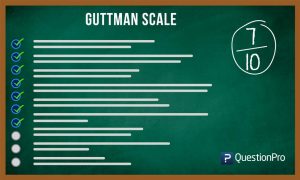 Guttman Scale: Definition, Characteristics and Examples | QuestionPro