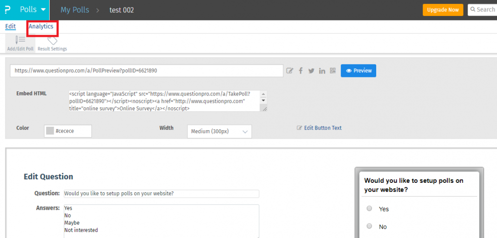 Poll Maker: How to create free online polls | QuestionPro