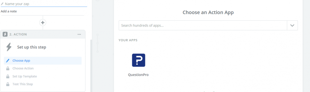 How To Set Survey Workflow Actions With The Zapier Integration Tool Questionpro
