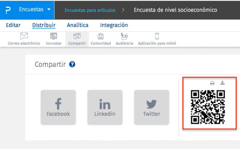 ¿Cómo crear un encuesta con Código QR?