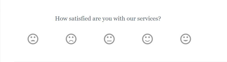 Smiley rating scales are now editable | QuestionPro