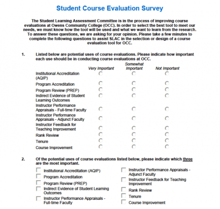 10 Amazing Course Evaluation Survey Templates | QuestionPro