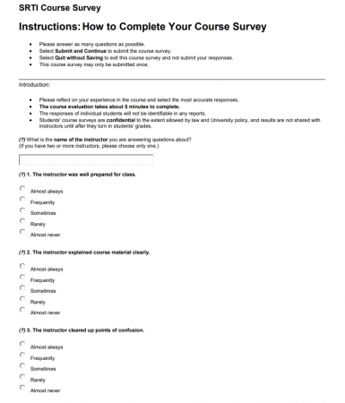 10 Amazing Course Evaluation Survey Templates | QuestionPro