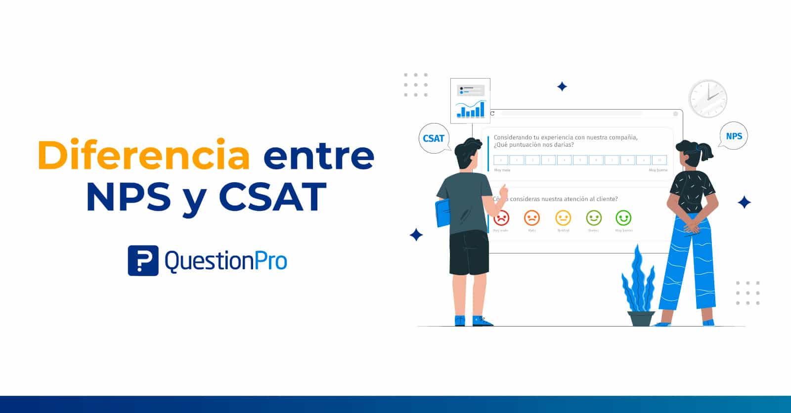 Diferencia entre NPS y CSAT
