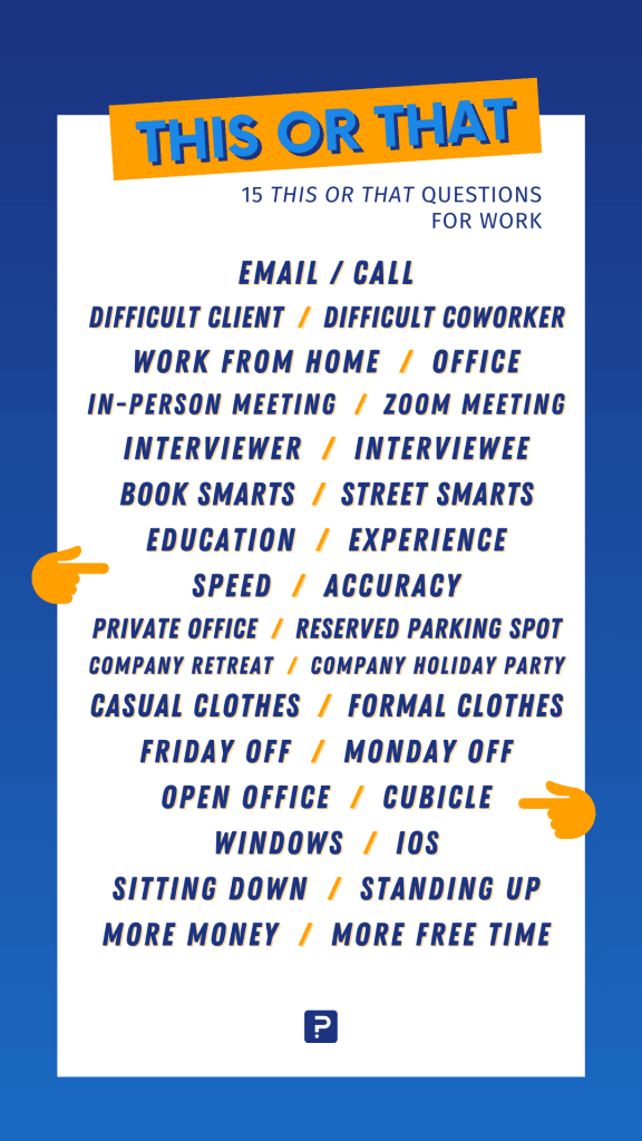 あれこれ質問：110のアイデア | QuestionPro