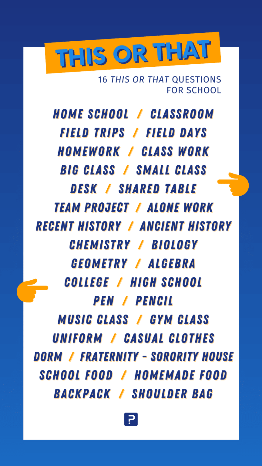 This or That Questions: How To Play + 200 Free Ideas