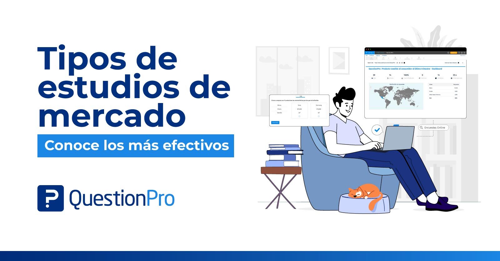 Tipos de estudios de mercado. Conoce los más efectivos