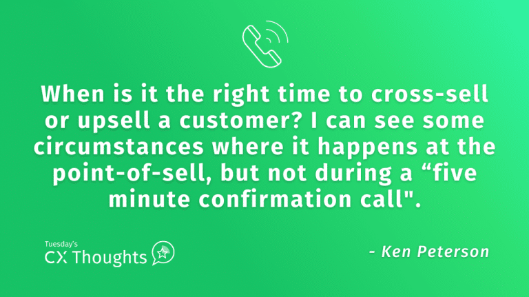 The Upsell and Cross-Sell — Tuesday CX Thoughts | QuestionPro