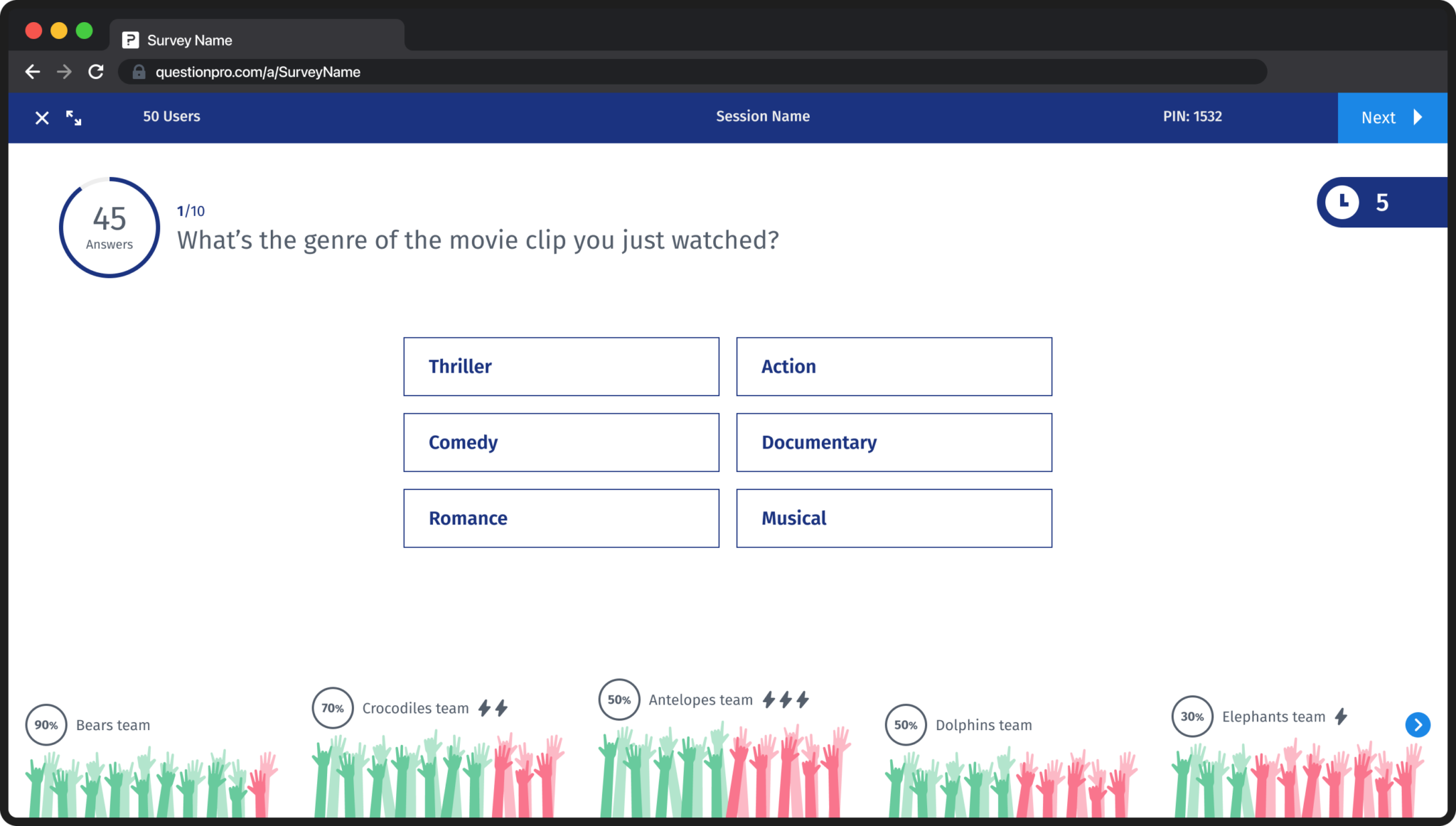 Collaboration & Competition - BOTH in the same tool - LivePoll Teams ...