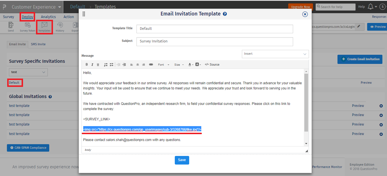 CX - Media Library - How to upload images and files | QuestionPro Knowledge Base