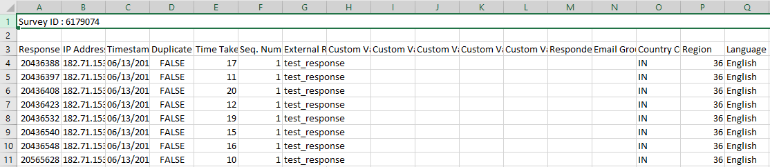 Customer Experience - SQL Export Data File | Flat File Format | QuestionPro Knowledge Base
