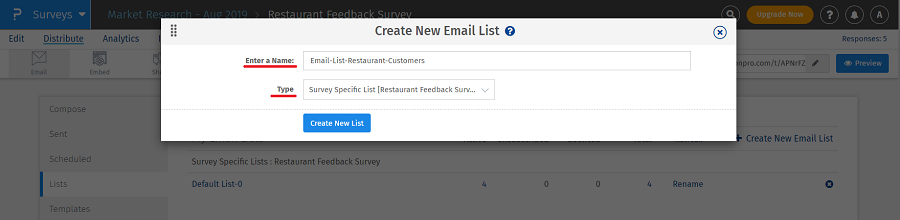 Import email addresses from Excel/CSV files | QuestionPro Help Document