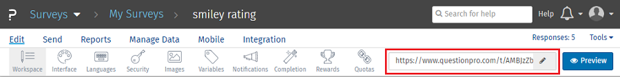 Live Survey URL | Survey Link | QuestionPro Help Document