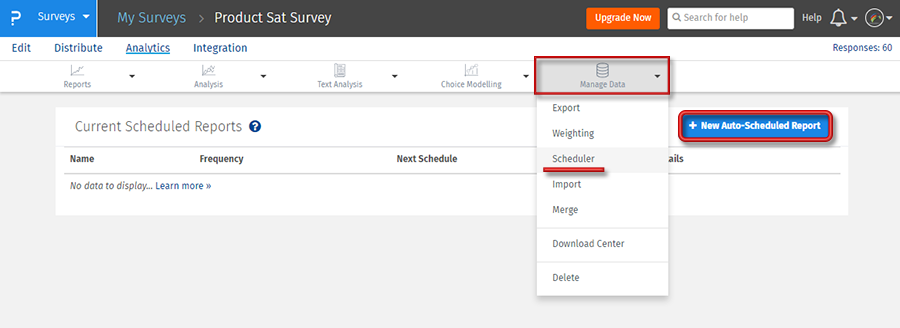 Report Scheduler / Data Scheduler - How to? | QuestionPro Knowledge Base