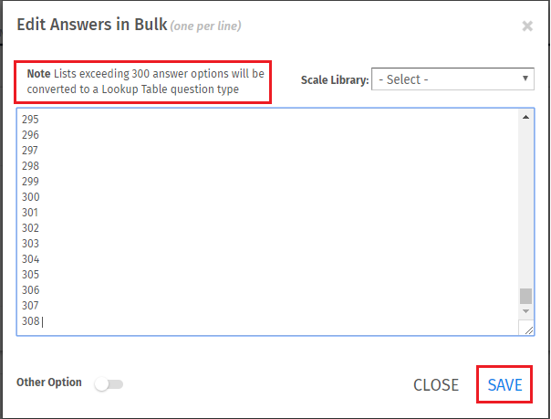 Answer Option Limits | QuestionPro Help Document