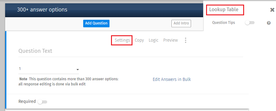 Answer Option Limits | QuestionPro Help Document