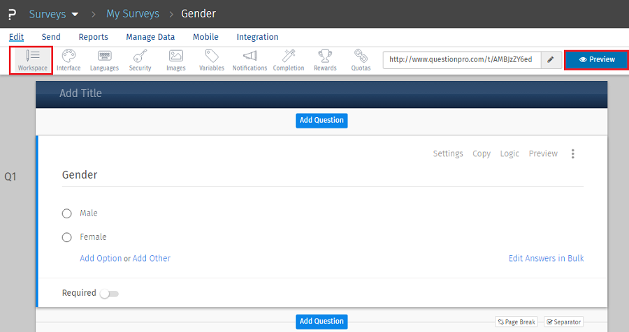 Manually adding responses | Paper Surveys | Phone Surveys - How to? | QuestionPro Help Document