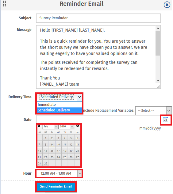 Send Reminders | Schedule Reminders | Resend to Non-Respondents - How ...