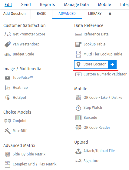Store locator | QuestionPro Knowledge Base