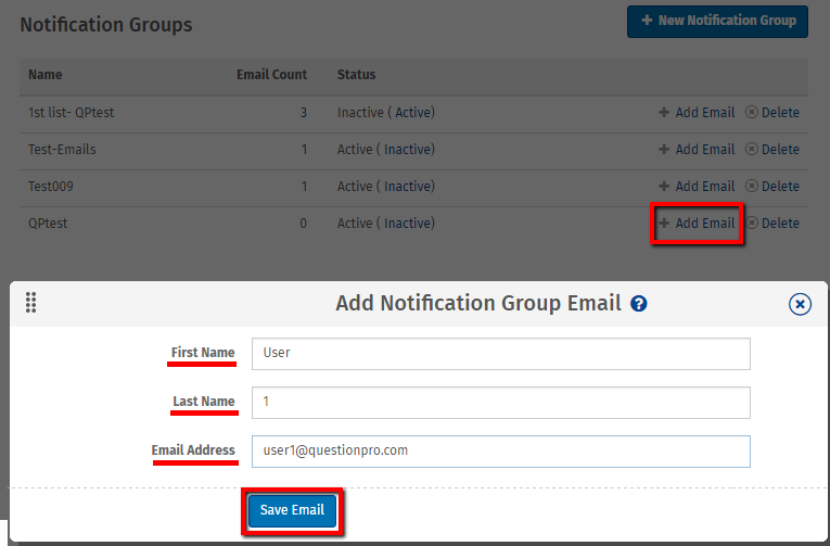 Notification Group/ Distribution list for Report/Data Scheduler ...