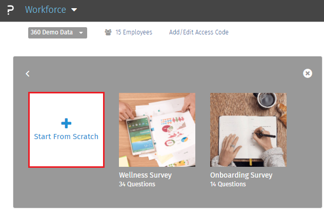 Adhoc Survey – Workforce | QuestionPro Help Document