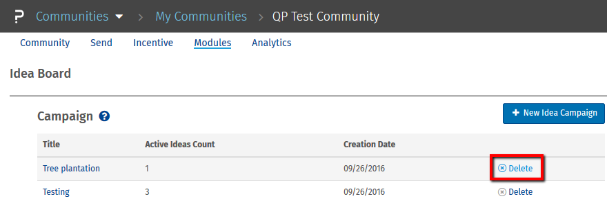Communities - Idea Board | QuestionPro Help Document