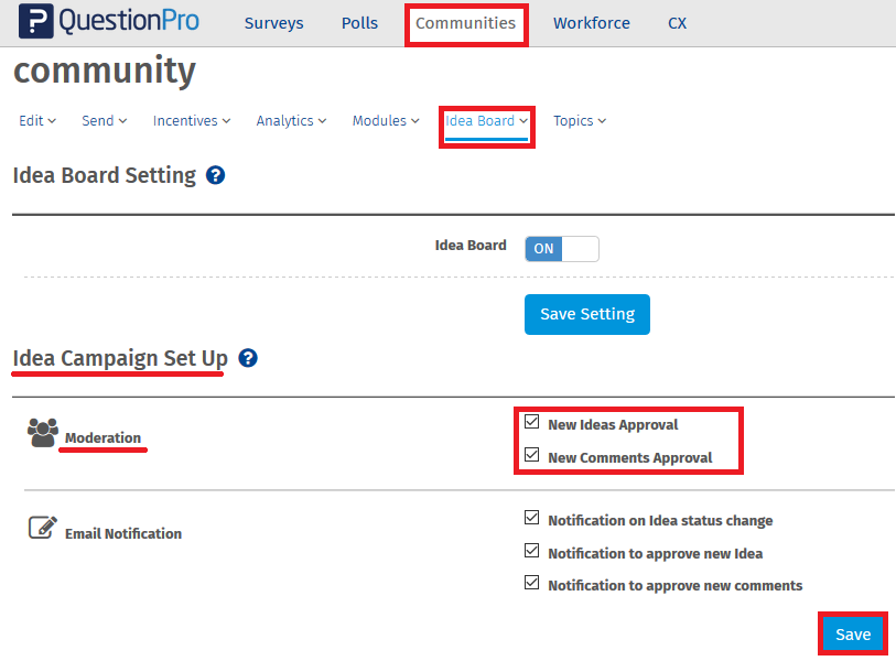 المجتمعات - مجلس فكرة - الاعتدال QuestionPro برنامج مسح على الانترنت