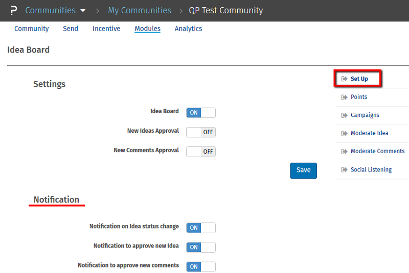 Comunidad - Tablero de ideas - Notificación por correo electrónico | QuestionPro Centro de Ayuda
