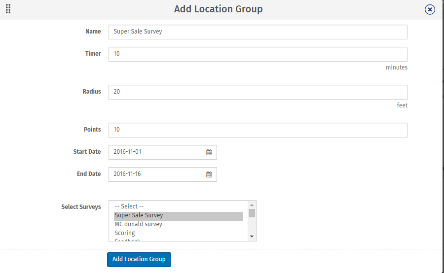 SurveySwipe - Location Surveys | QuestionPro Help Document