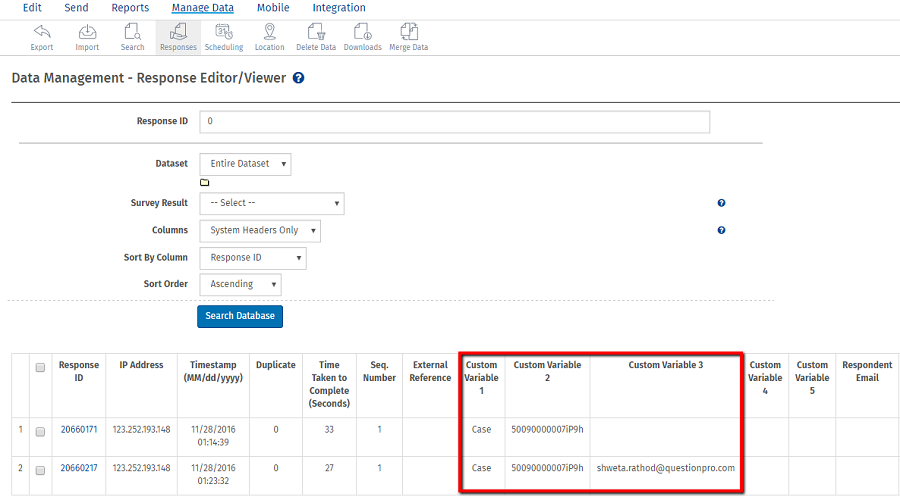 Salesforce Fetch Data Questionpro Help Document