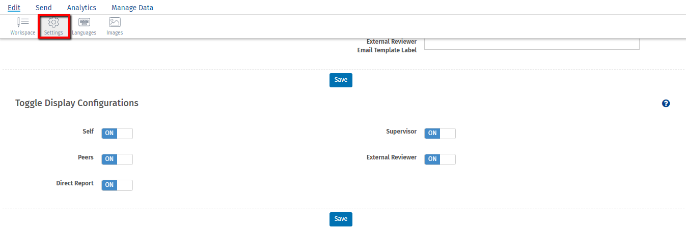 360 Feedback - Display Configurations | QuestionPro Knowledge Base