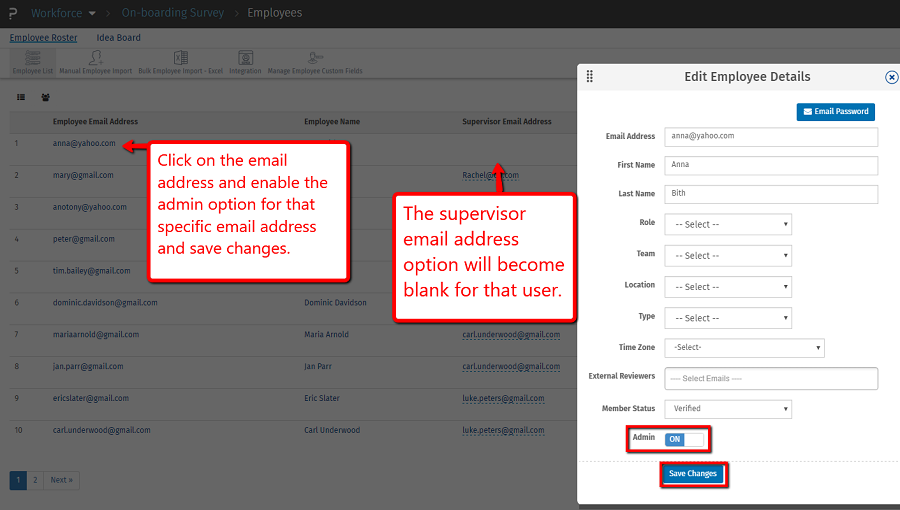 Workforce- Employee Roster | QuestionPro Help Document