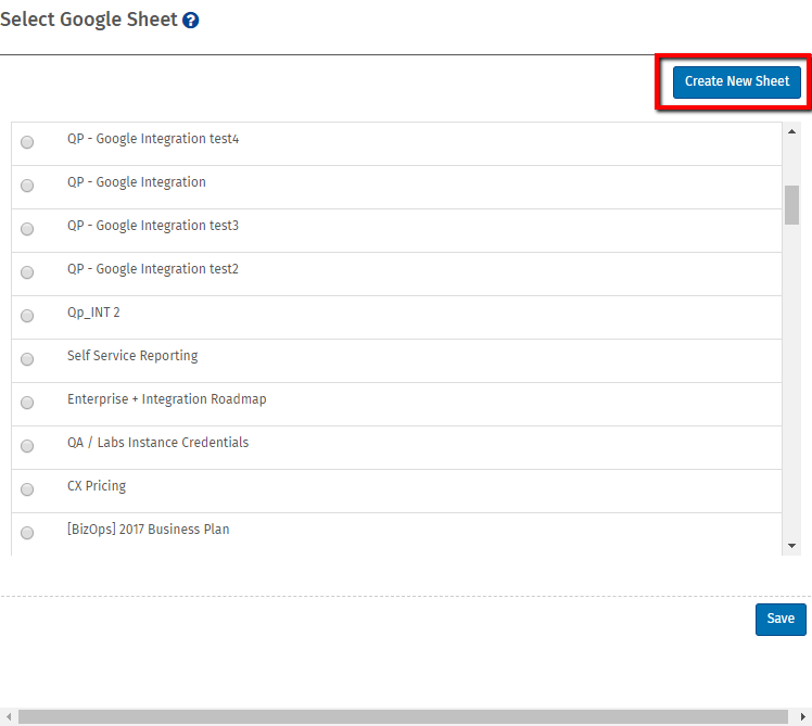 Google Sheets Integration | QuestionPro Help Document