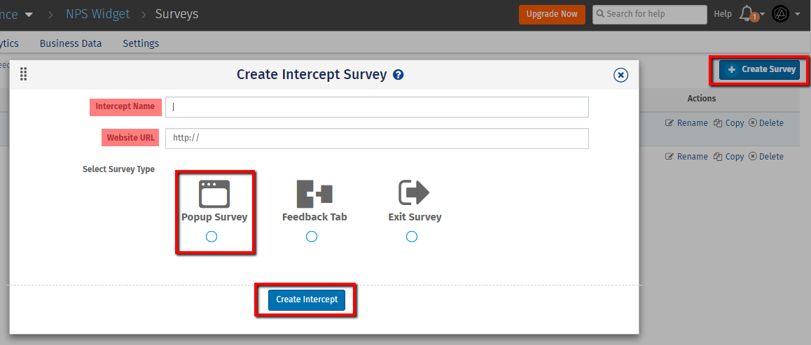 Opt In Trigger For Pop Up Survey Questionpro Help Document