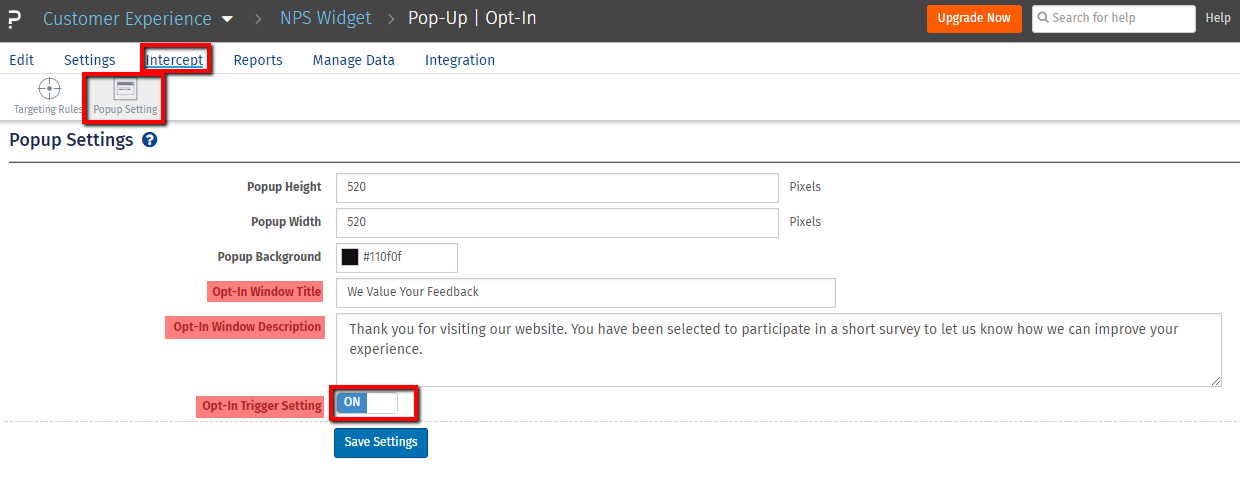 Opt In Trigger for Pop-up Survey | QuestionPro Help Document
