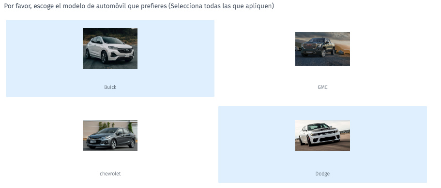 Tipos de preguntas estándar | QuestionPro Centro de Ayuda