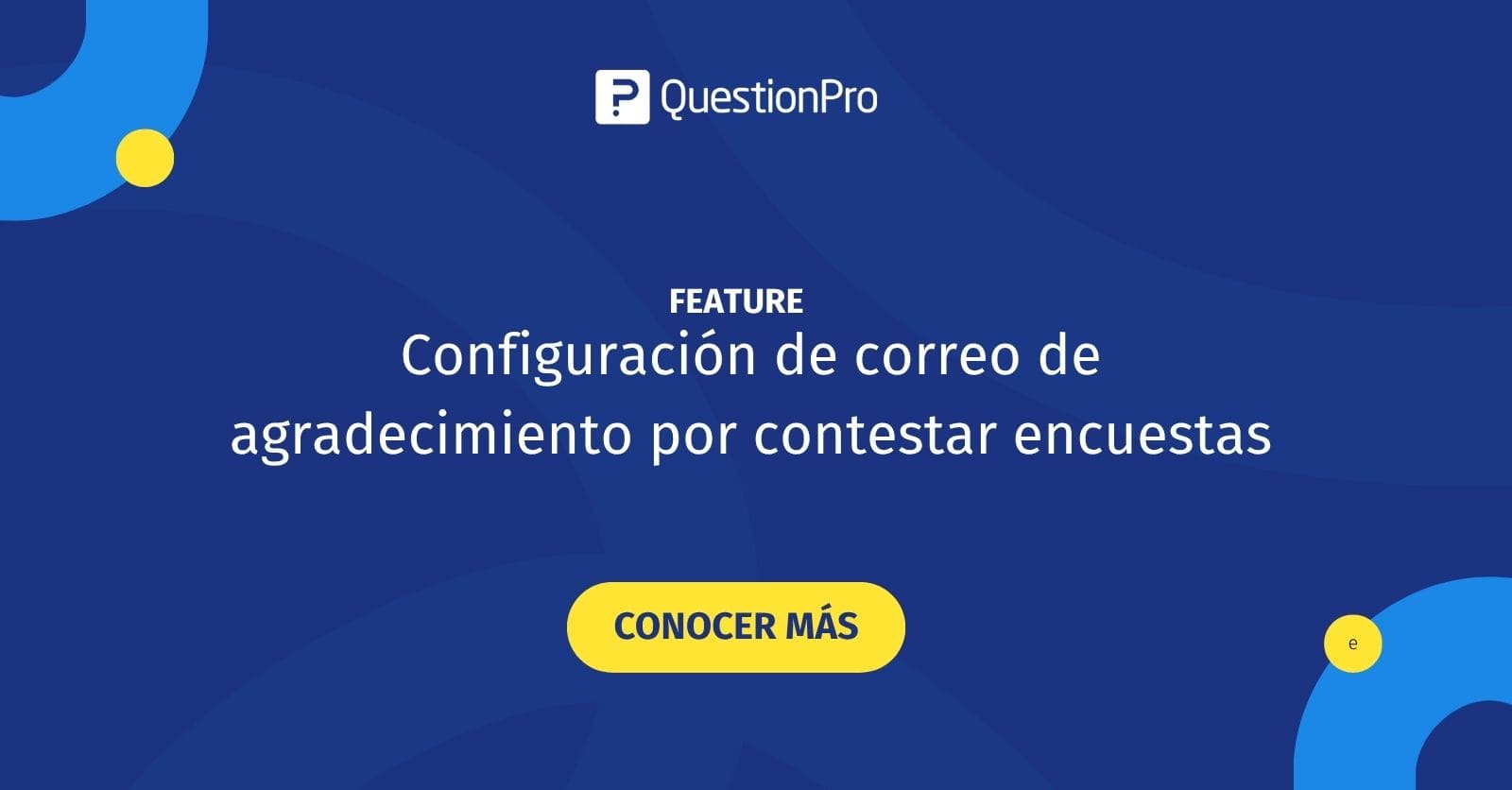 Correo de agradecimiento por contestar encuestas | QuestionPro