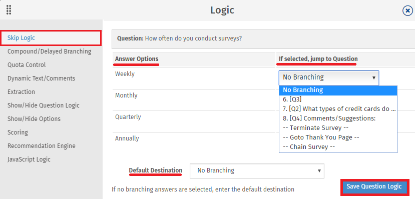 Survey Skip Logic and Branching - Definition, Questions with Examples ...