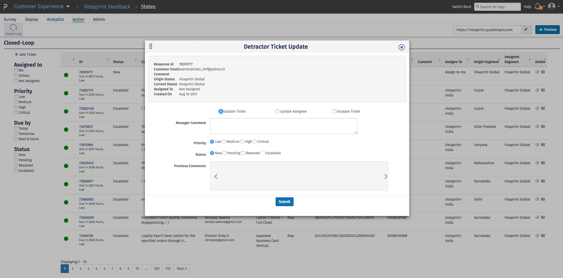 CX - Detractor Recovery | QuestionPro