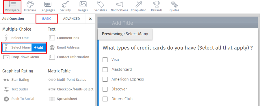 Multiple Choice: Select Many | QuestionPro