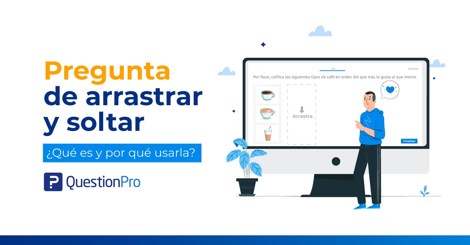 Pregunta de arrastrar y soltar