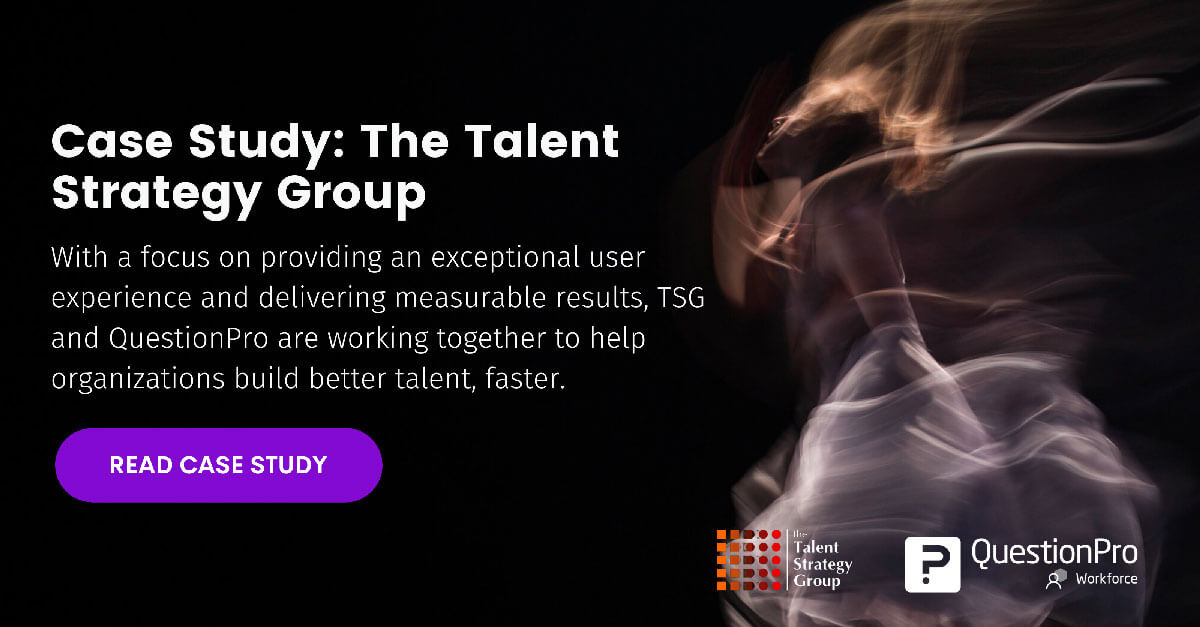 The Talent Strategy Group Case Study | QuestionPro